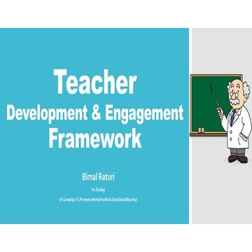 Teacher Development & Engagement Framework | PPTX