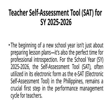 Teacher e- Self-Assessment Tool (SAT).pptx