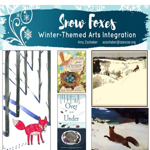 Teacher guide snow foxes | PPTX