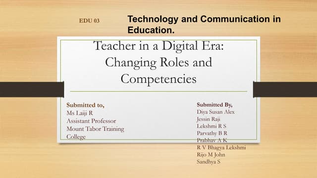 Will Technology Replace Teacher? | PPTX