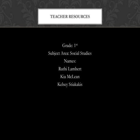 Historical figures in first grade revised | PPTX