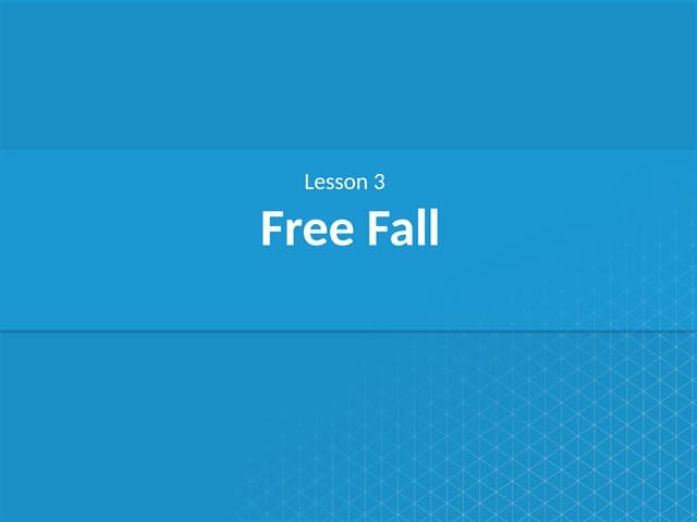 Free fall | PPTX | Physics | Science