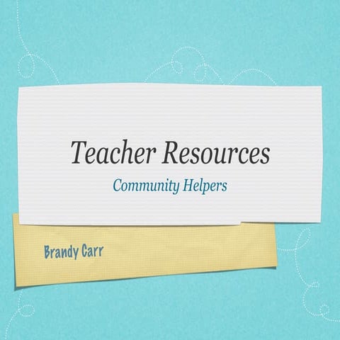 Community helpers | PPT