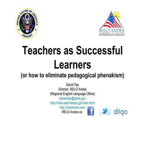 Teachers as Successful Learners | PPT