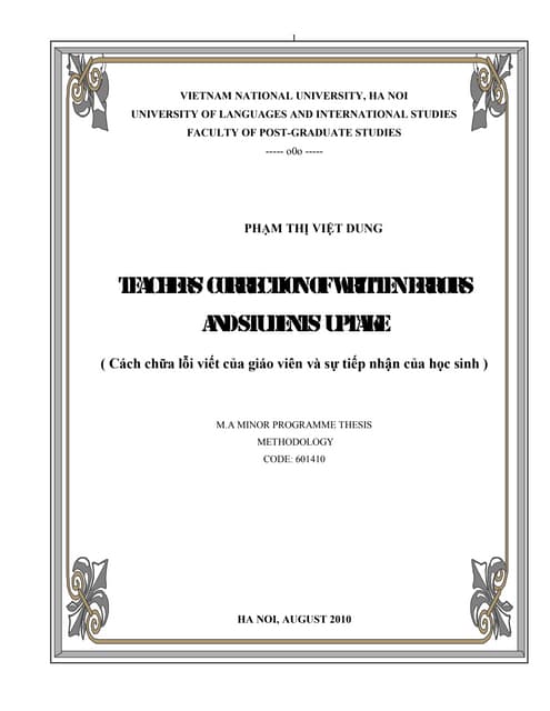 Types and steps in error analysis | PPT