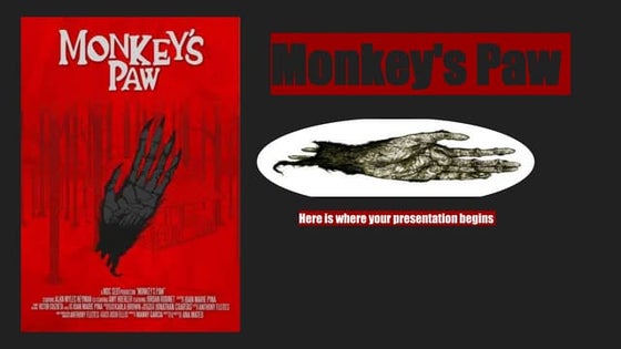 The Monkey's Paw Powerpoint Presentation | PPT