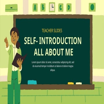 Teacher Self Introduction All About Me Teacher Slides.pptx