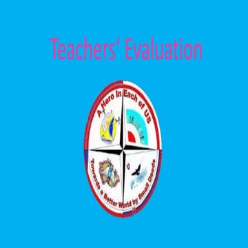 Teachers‘ evaluation | PPT