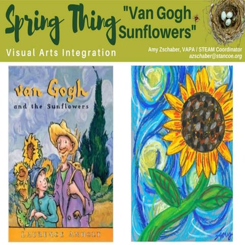 Teacher’s guide van gogh sunflowers | PPTX