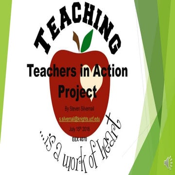 Teachers in Action Project | PPT