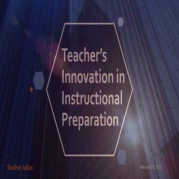 Innovative work | PDF