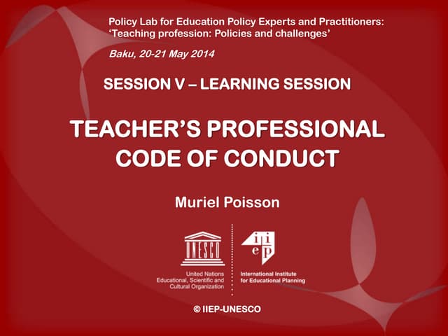Code of Ethics for Teaching Profession | DOCX