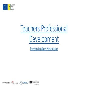 Teachers Professional Development | PPT