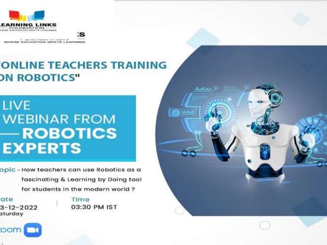 Teachers Training Ppt For Robotics Pptx