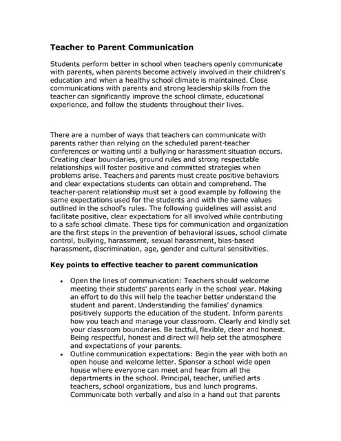 Parent teacher conference | PPT