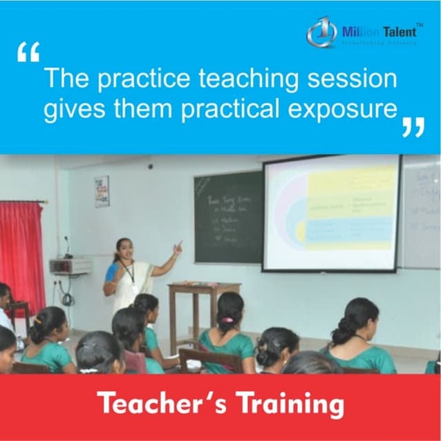 Teacher training at ONE MILLION TALENT | PPT