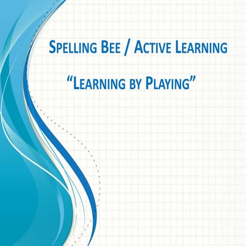 Teacher Training on Spelling Bee.pptx provided for teacher training | PPT