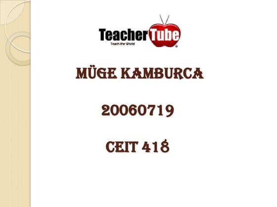 YouTube Education | PPT