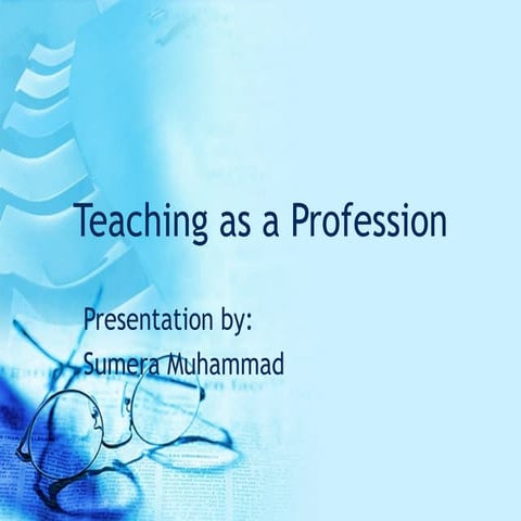 Teaching as a Career | PPT