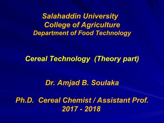 Wheat structure and composition nn_053717.pptx | Nutrition | Healthy Living