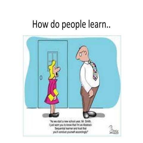 How do people learn | PPT