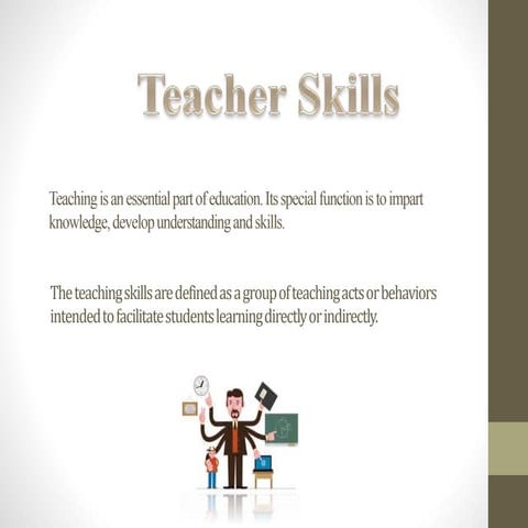 Teaching is-an-essential-part-of-education | PPT