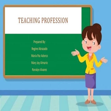 Teaching as a Vocation, Mission and Profession | PPTX