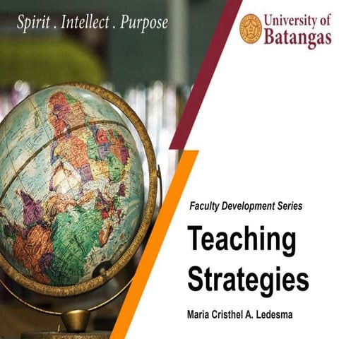 Teaching strategies for educators and alike | PPT
