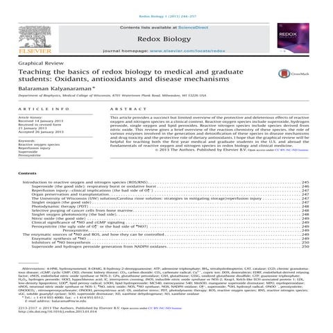 Teaching the-basics-of-redox-biology-to-medical-and-graduate-students ...