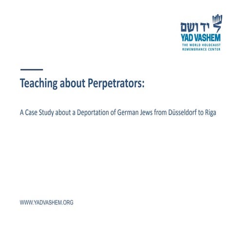 Teaching about perpetrators | PPTX | Crime & Harmful Acts to ...