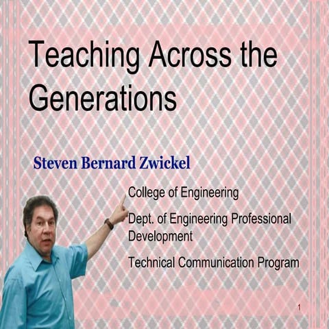 Teaching across the generations | PPTX