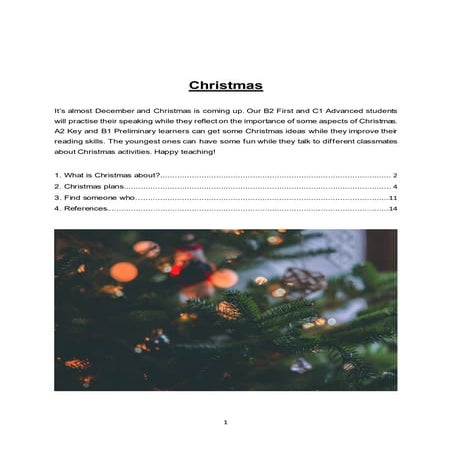 December 2021 - Cambridge English Teaching Activities | PDF