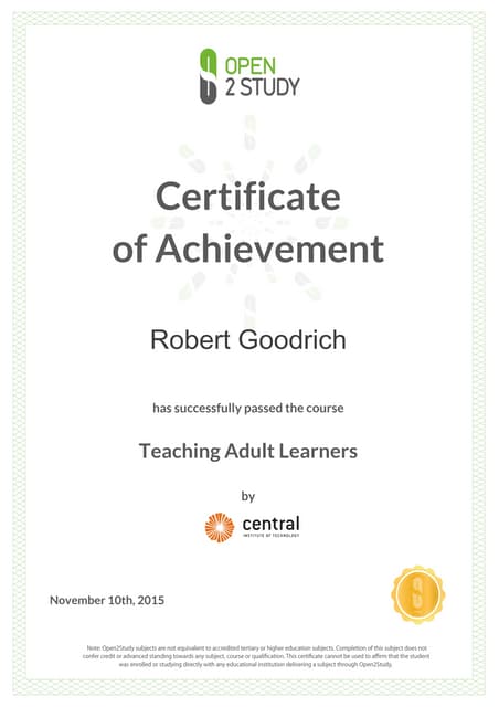 Subject_Certificate_03_October_2015 | PDF