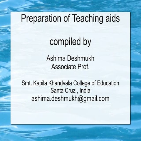 Teaching aids | PPT