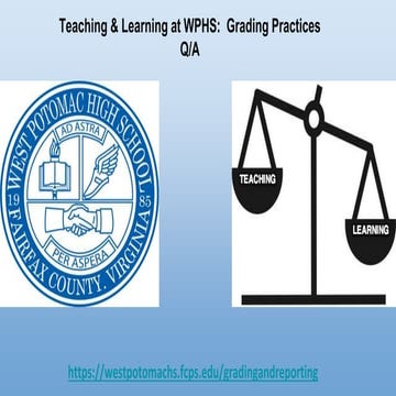 Teaching and learning at wphs grading practices q a | PPTX