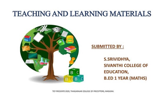 Teaching Learning Materials | PPT