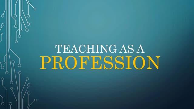 The Concept of Teaching as a Profession.pdf