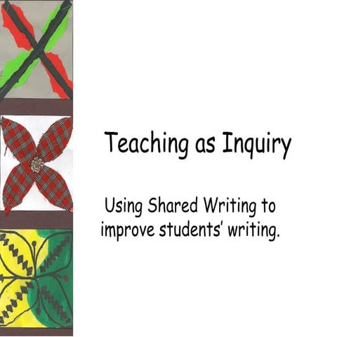 Teaching as inquiry | PPT