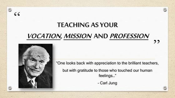 Lesson 1c - Teaching as a Vocation and Mission.pptx | Professional School | Postgraduate Education