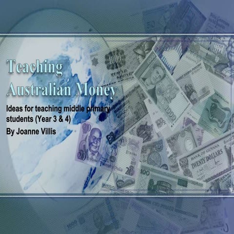 Teaching australian money j villis | PPTX