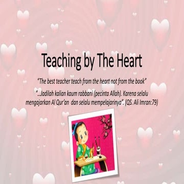 Teaching by the heart | PPTX