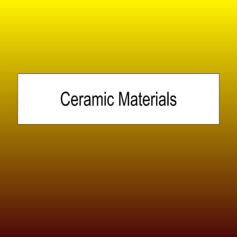 Teaching Ceramic | PPT
