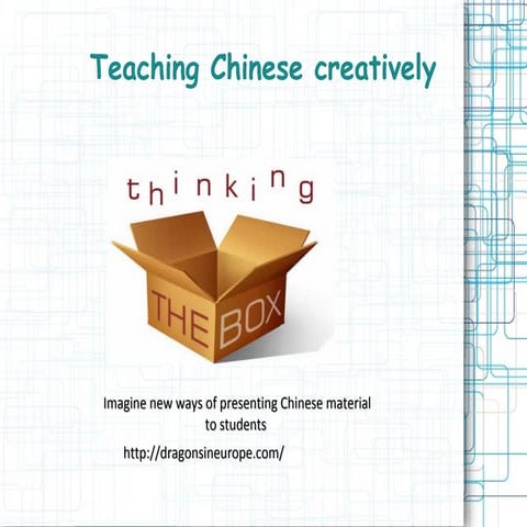 Teaching chinese | PPT