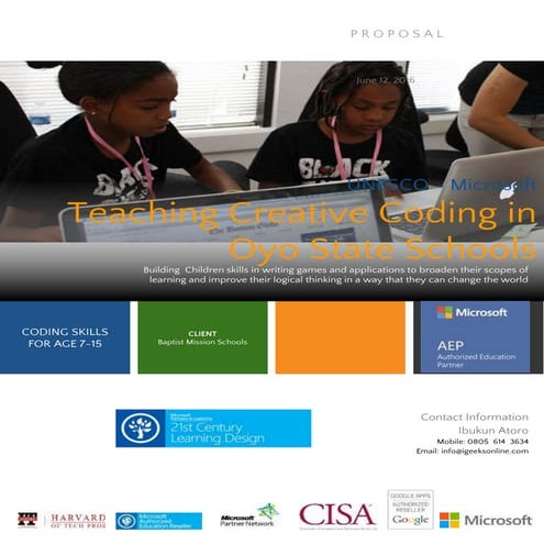 Teaching creative coding | PPTX | Education