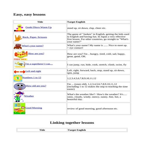 Weekly Lesson Plan: Toys | PDF