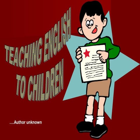 Teaching english to kids | PPT