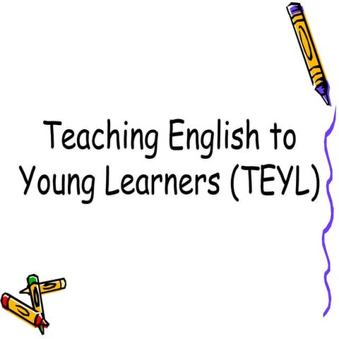 Teaching young learners | PPT