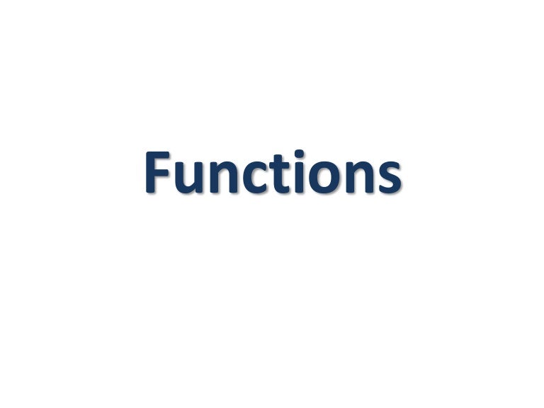 Teaching Functions