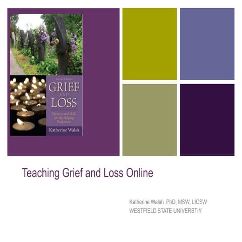 MCO2012 Teaching grief and loss online | PPTX