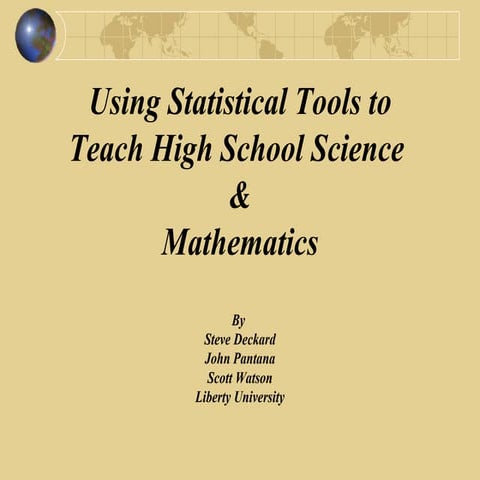 Teaching high school_stats_1_ | PPT | Computing | Technology & Computing